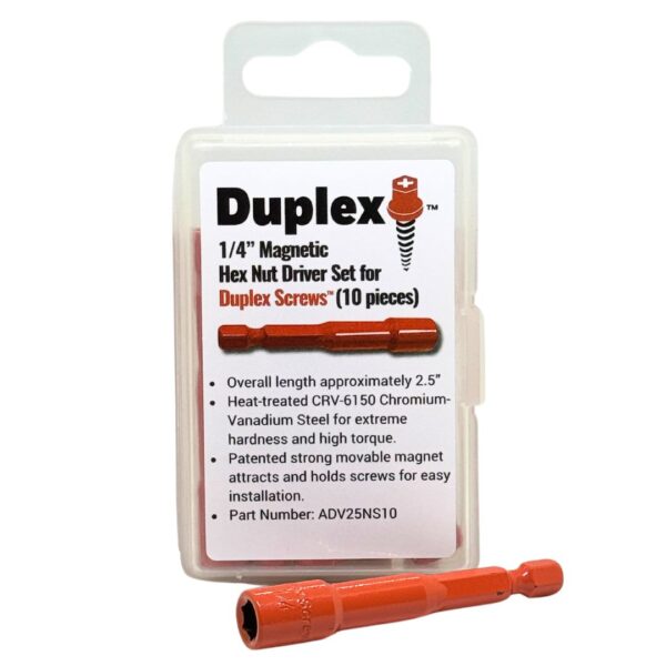 Duplex Reusable Screws Canada - BoltRail