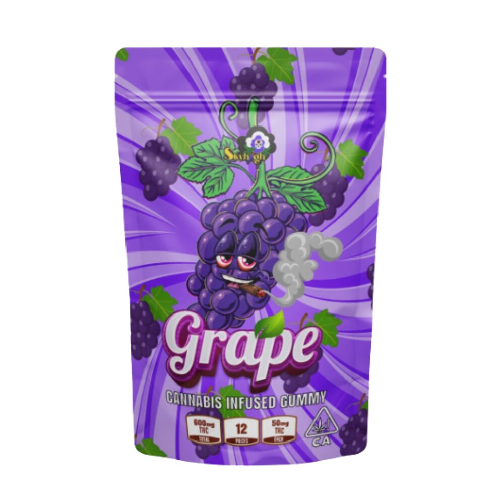Sky High Edibles - Grape Gummies - 600mg THC