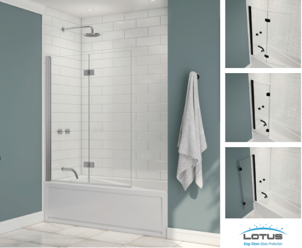 MAAX Edge Access Double Pivot Tub Shield 42″ X 56″ – Points West Marketing